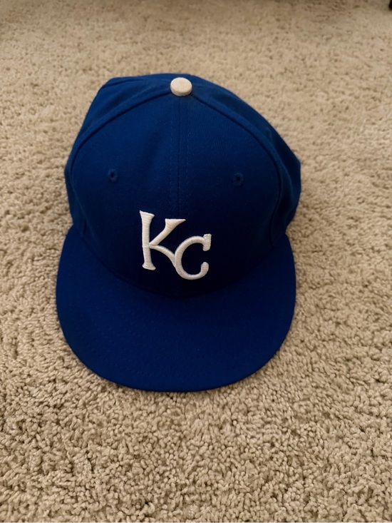 Accessories | Kansas City Kc Blue Fitted Baseball Cap | Poshmark